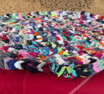 How to Make a Rag Rug Using Socks - DIY Joy