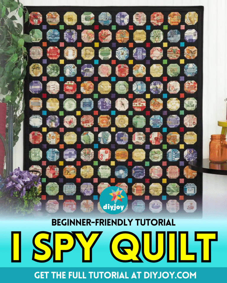 Easy I Spy Quilt Tutorial for Beginners - DIY Joy