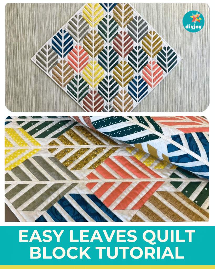 Leaves Quilt Block Tutorial