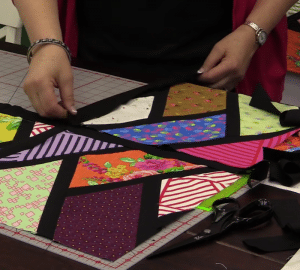 Easy Sashed Half Hexi Quilt Tutorial - DIY Joy