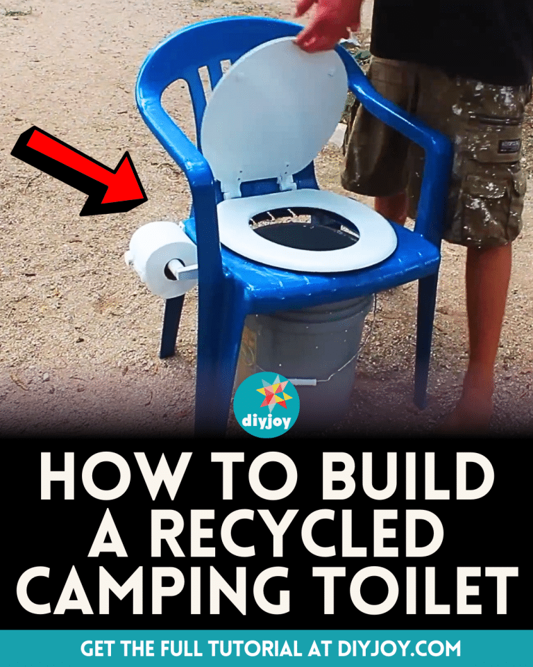 How to Build a Recycled Camping Toilet - DIY Joy