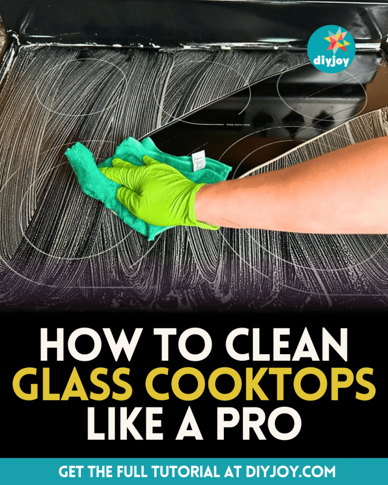 How to Clean Glass Cooktops Like a Pro - DIY Joy