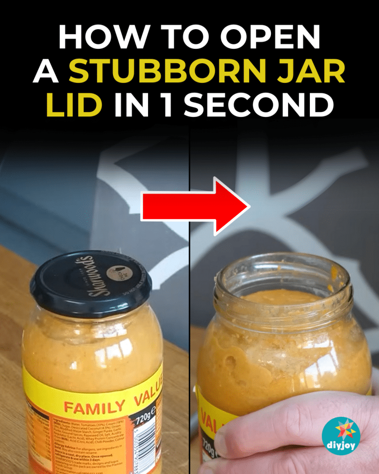 How to Open a Jar Lid in 1 Second