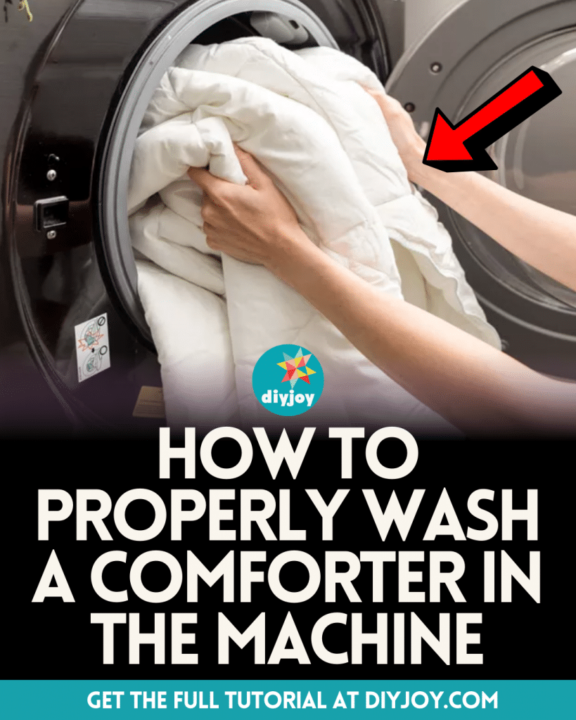 How to Properly Wash a Comforter in the Machine - DIY Joy