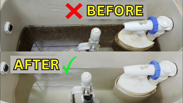 How to Clean a Toilet Tank Without Scrubbing - DIY Joy