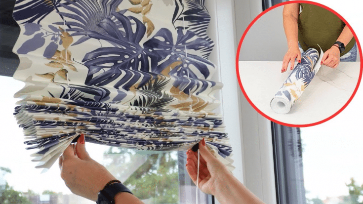 How to Make Blinds Using Wallpaper - DIY Joy