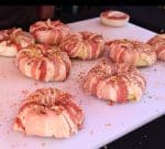 Easy Burger Onion Rings With Cheese - DIY Joy