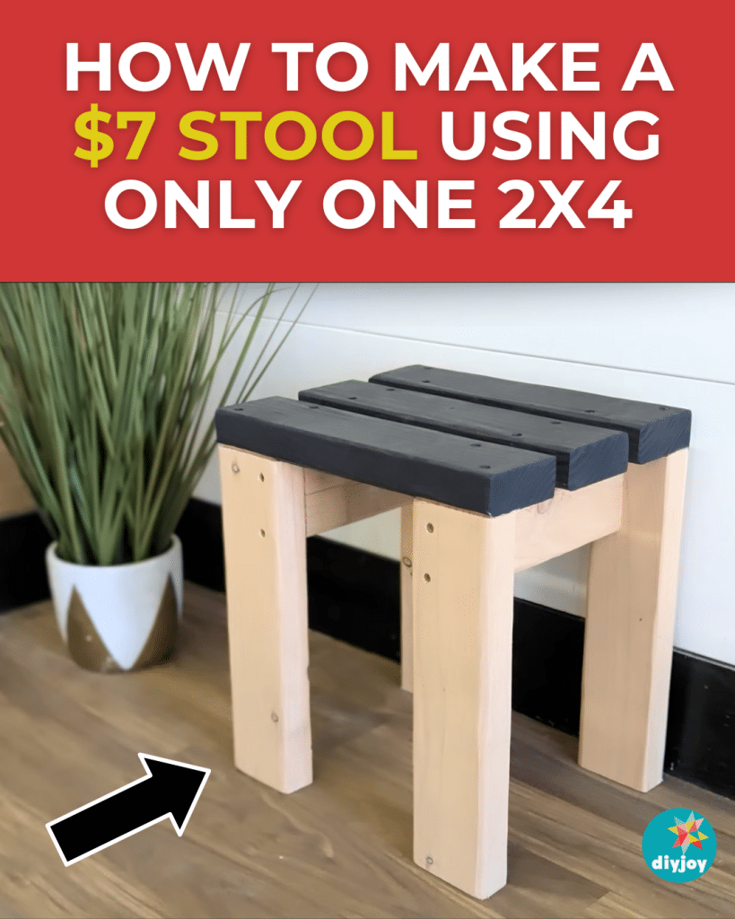 How to Make a $7 Stool Using Only One 2x4