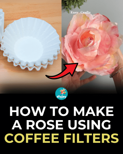 How to Make a Rose Using Coffee Filters