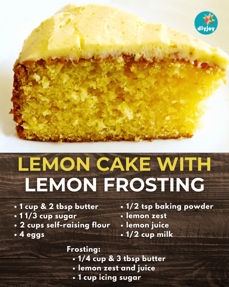 Easy Lemon Cake With Lemon Frosting