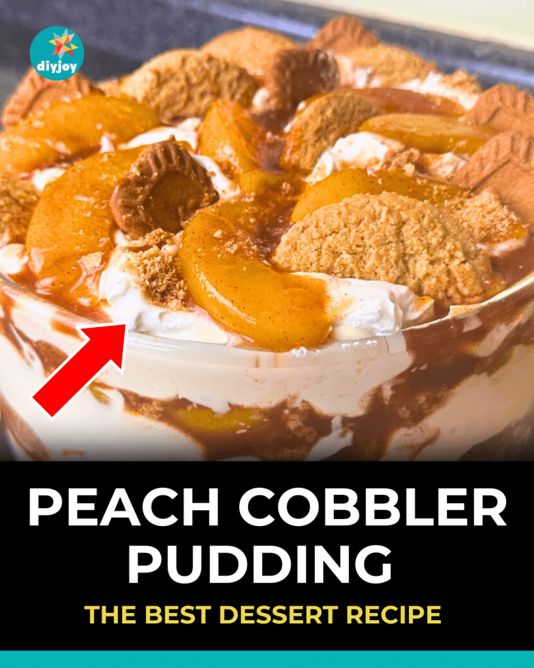 Peach Cobbler Pudding Recipe