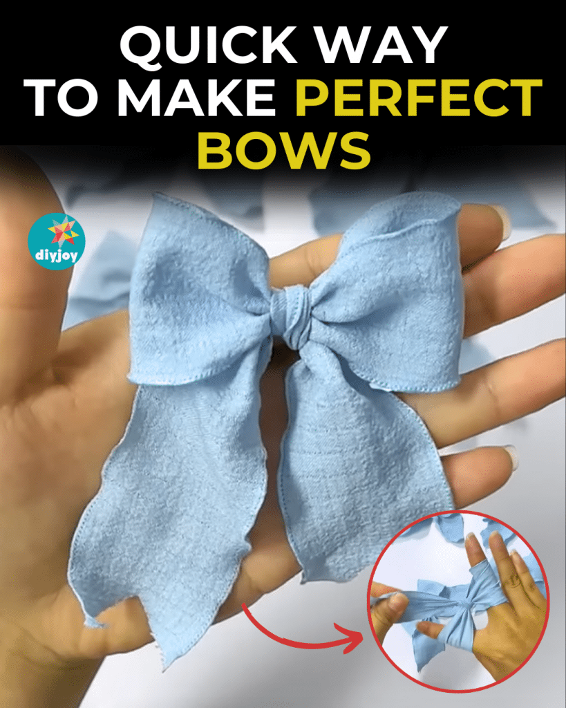 Quick Way to Make Perfect Bows