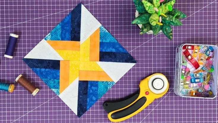 Simple Quilt Block For Beginners - DIY Joy