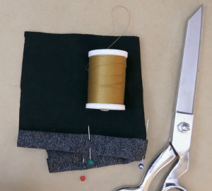 How to Make an Invisible Hem on a Stretchy Fabric - DIY Joy