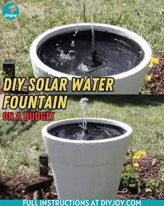 Diy Solar Water Fountain On A Budget