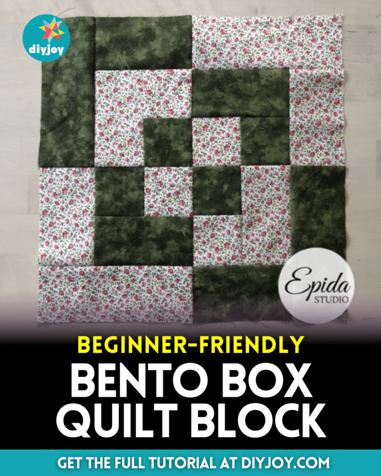 Bento Box Quilt Block Tutorial for Beginners | DIY Joy