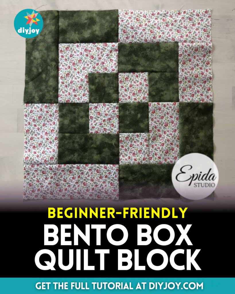 Bento Box Quilt Block Tutorial for Beginners - DIY Joy