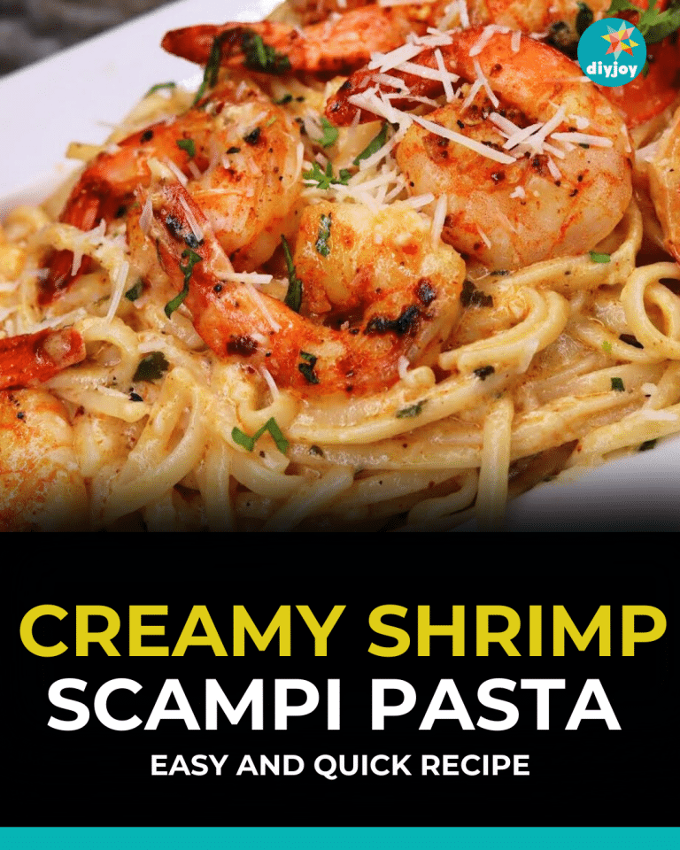 Creamy Shrimp Scampi Pasta Recipe