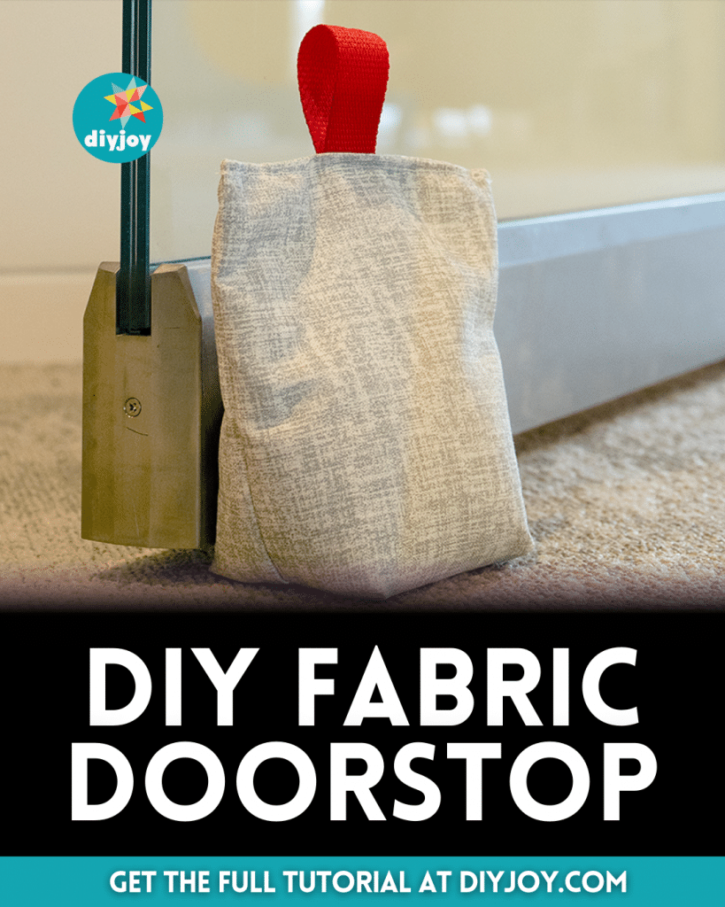Easy DIY Fabric Doorstop Tutorial - DIY Joy