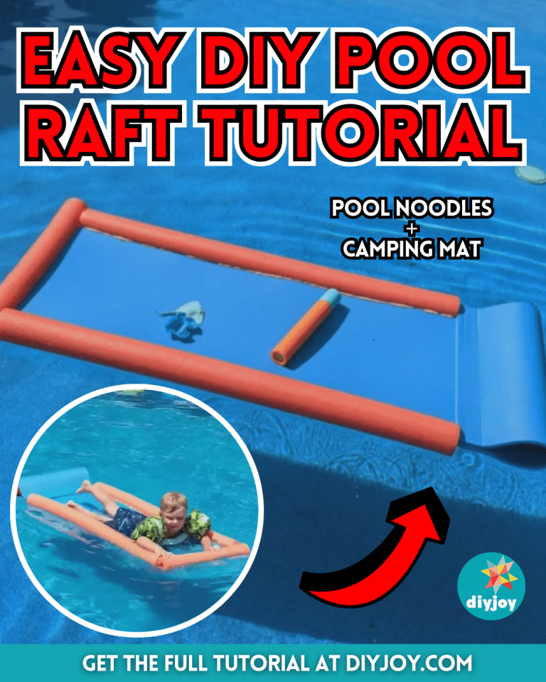 Easy DIY Pool Raft Tutorial - DIY Joy