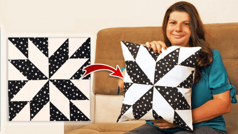 Easy Hunter's Star Quilt Pillowcase Tutorial - DIY Joy