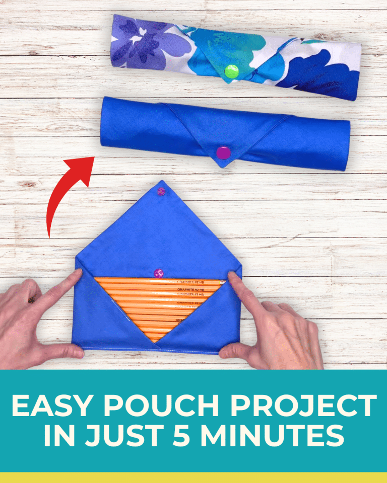 Easy Pouch Project in Just 5 Minutes