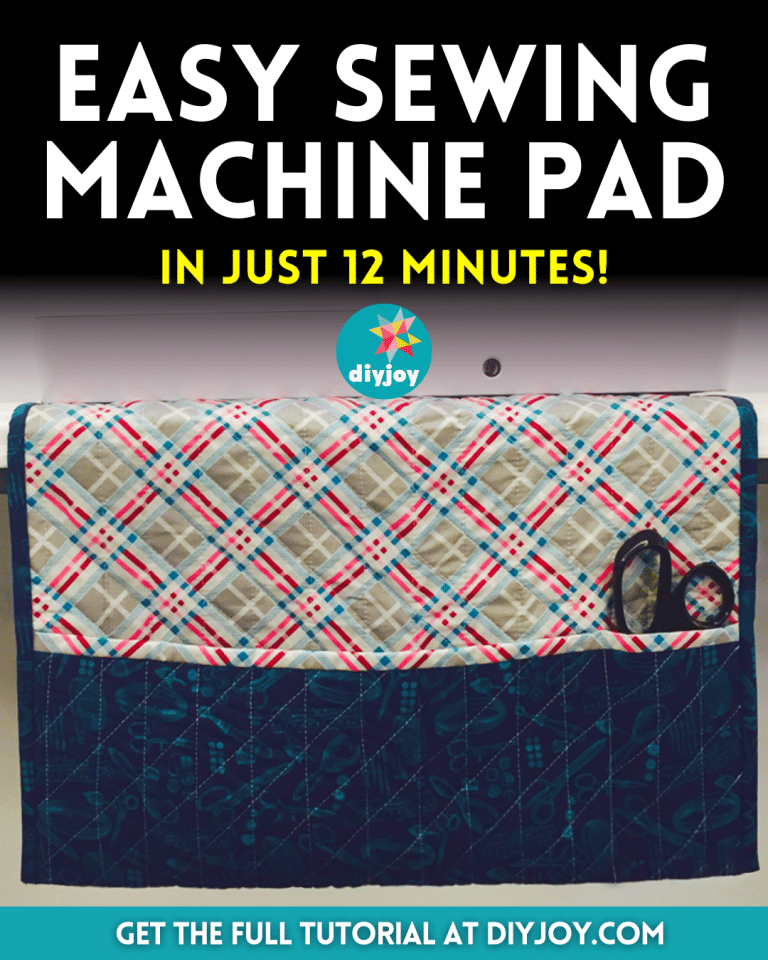 Easy Sewing Machine Pad Tutorial in 12 Minutes - DIY Joy