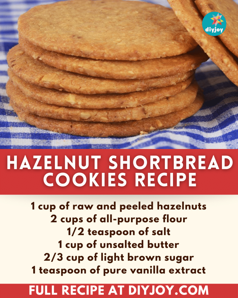 Hazelnut Shortbread Cookies Recipe