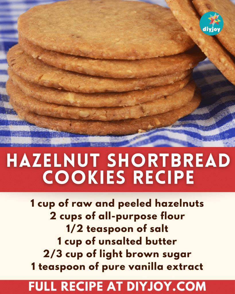 Hazelnut Shortbread Cookies Recipe