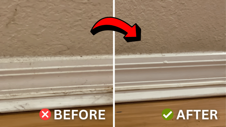 How to Clean Baseboards Without Bending Over - DIY Joy