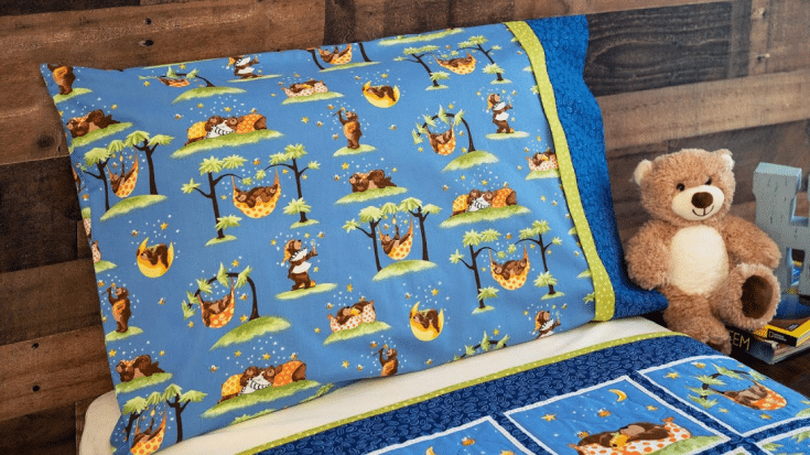 How to Make a Magic Pillowcase Using Directional Fabric - DIY Joy