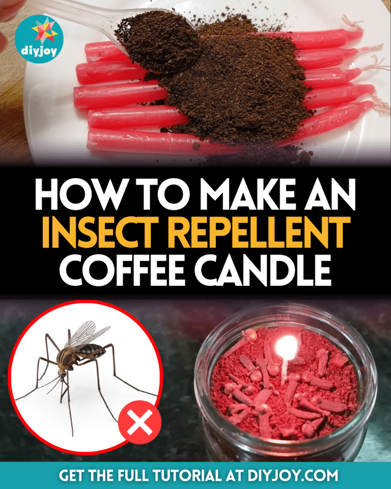 Easy DIY Insect Repellent Coffee Candle