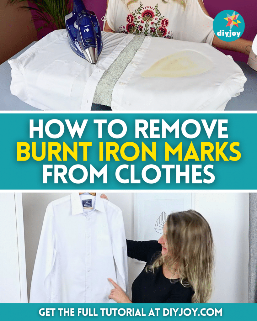How to Remove Burnt Iron Marks From Clothes - DIY Joy