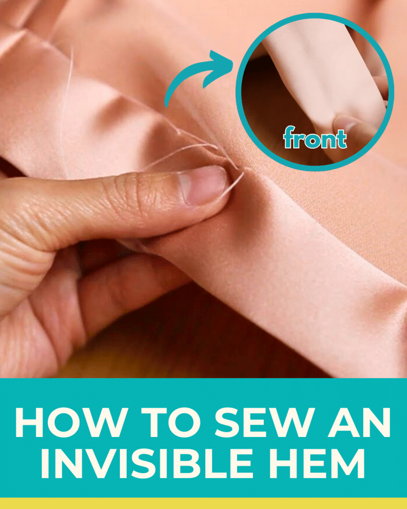 How to Sew an Invisible Hem