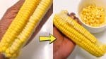Quick Way to Remove Corn Kernels - DIY Joy