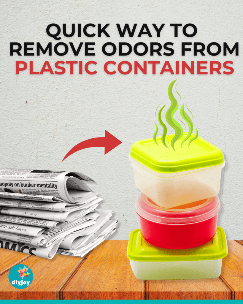 Quick Way to Remove Odors From Plastic Containers
