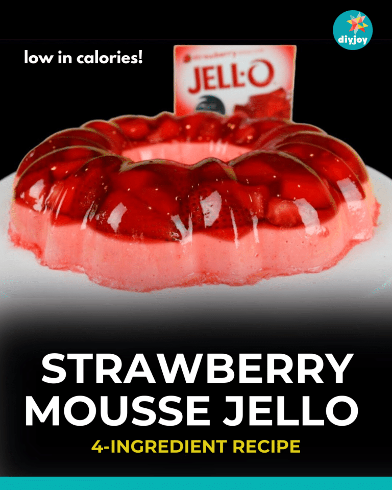 Strawberry Mousse Jello Dessert