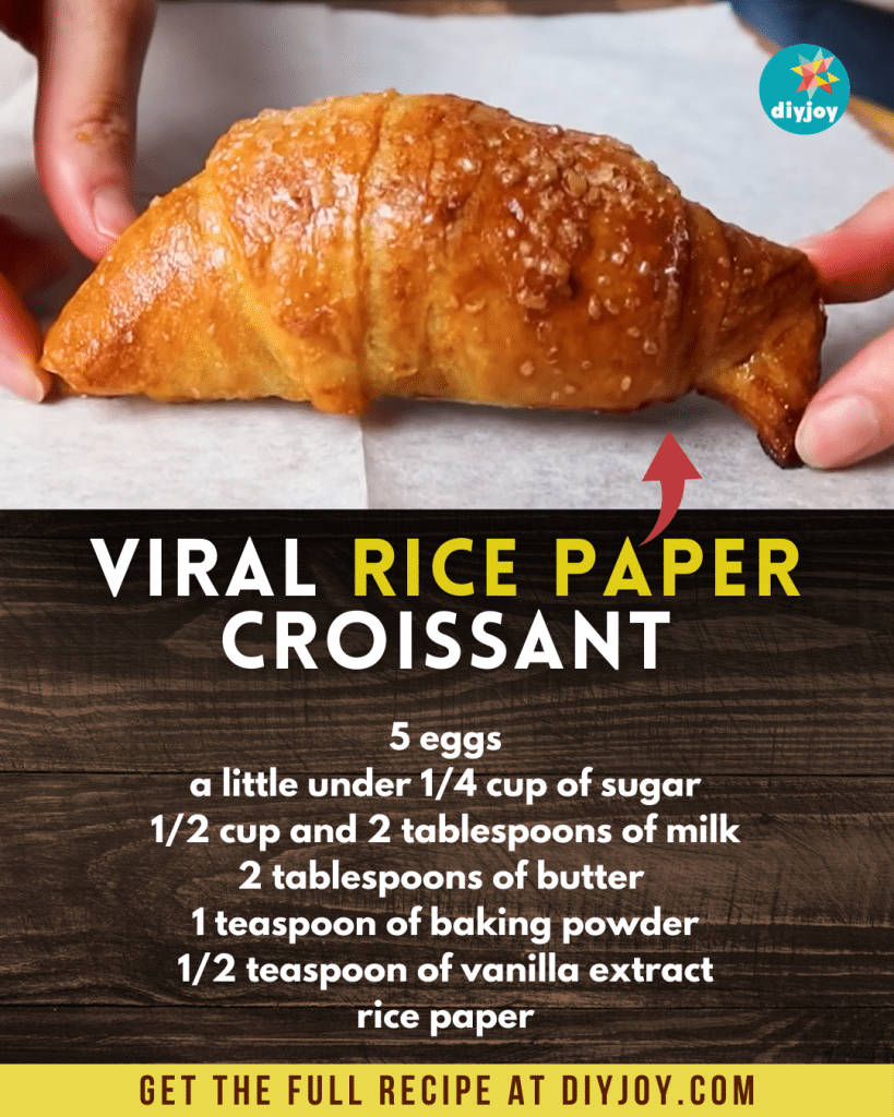 Viral Rice Paper Croissant