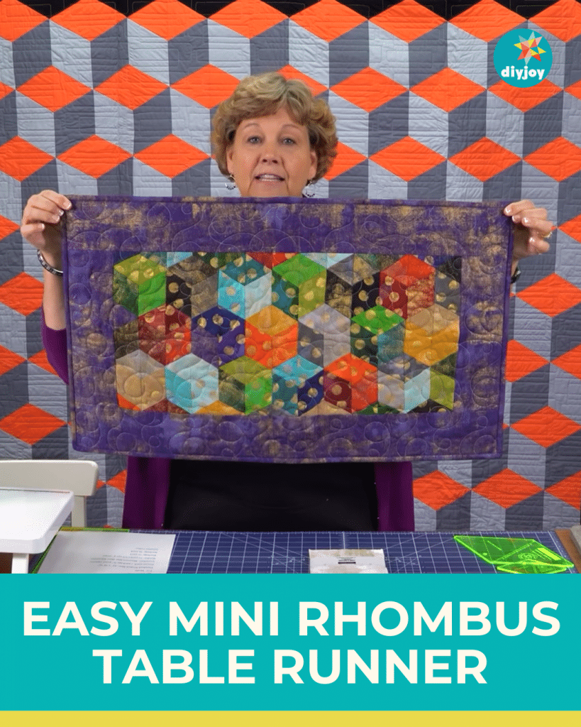Mini Rhombus Table Runner With Jenny Doan