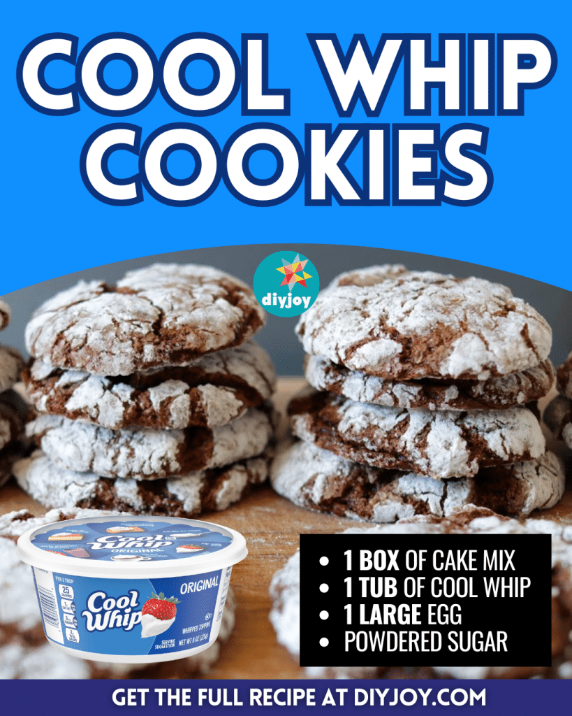 4-Ingredient Cool Whip Cookies Recipe - DIY Joy