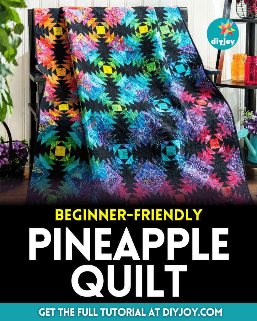 Beginner-Friendly Pineapple Quilt Tutorial - DIY Joy