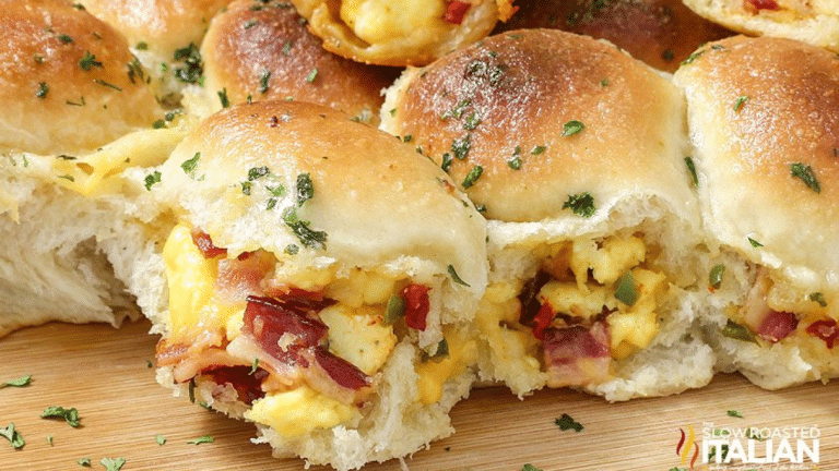 Cheesy Bacon & Egg Breakfast Bombs Recipe - DIY Joy
