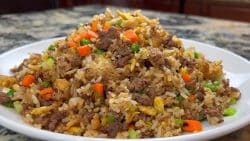 Easy Beef Fried Rice - DIY Joy