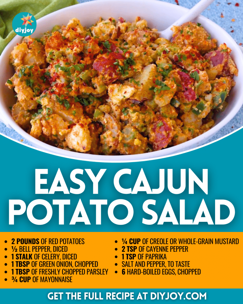 Easy Cajun Potato Salad Recipe - DIY Joy
