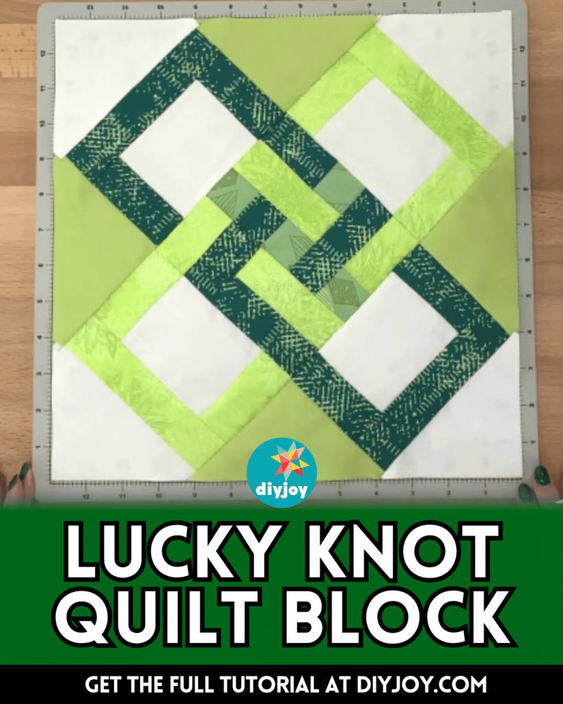 Easy Lucky Knot Quilt Block Tutorial - DIY Joy