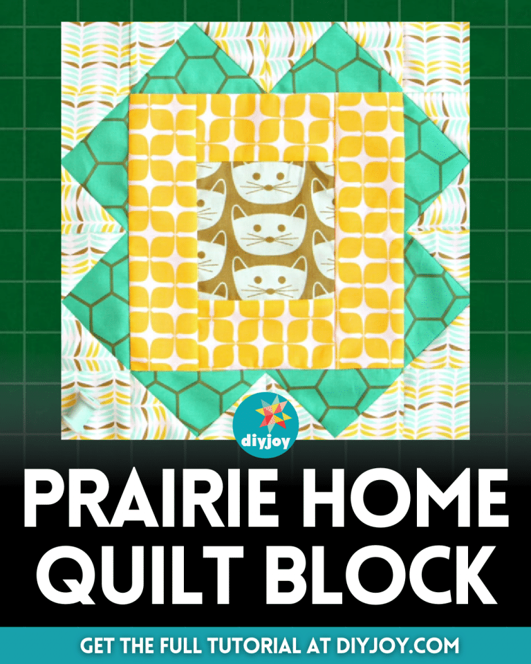 Easy Prairie Home Quilt Block Tutorial - DIY Joy