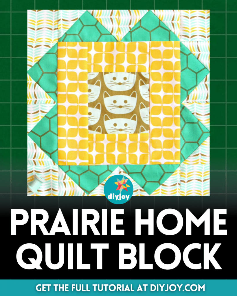 Easy Prairie Home Quilt Block Tutorial - DIY Joy