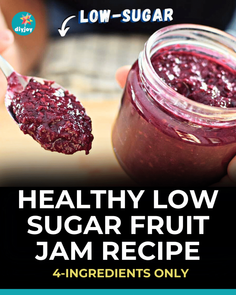 Healthy Low Sugar Fruit Jam Recipe