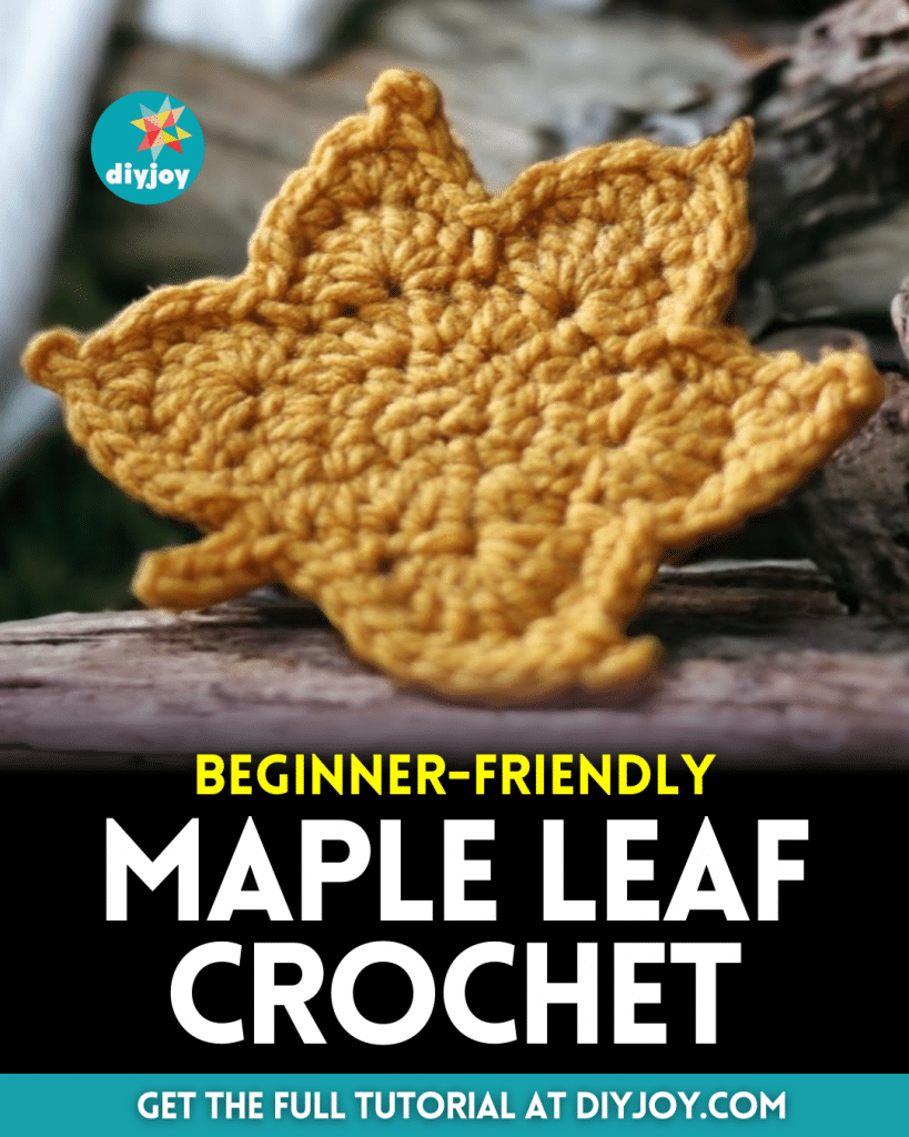 How to Crochet a Maple Leaf - DIY Joy