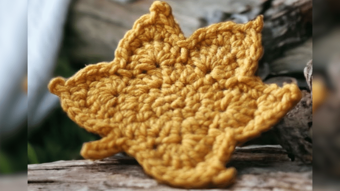 How to Crochet a Maple Leaf - DIY Joy